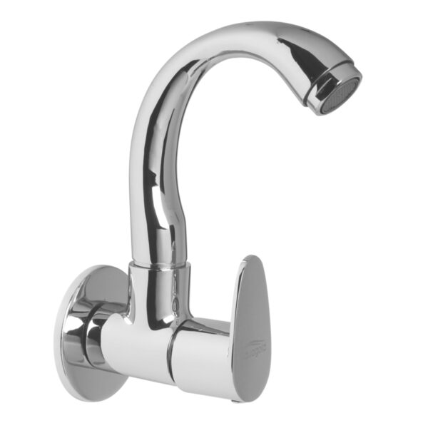 Sink Tap Foam Flow (J-Type Brass Spout) - Glow - Aqua gold